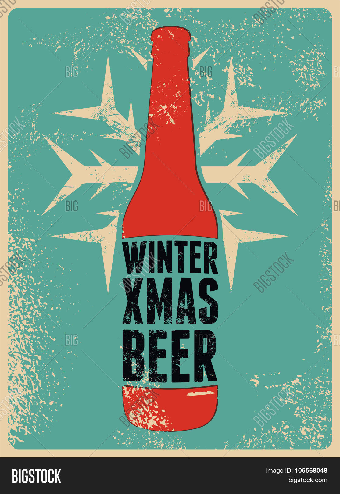 Winter, Xmas, Beer. Vector & Photo (Free Trial) | Bigstock