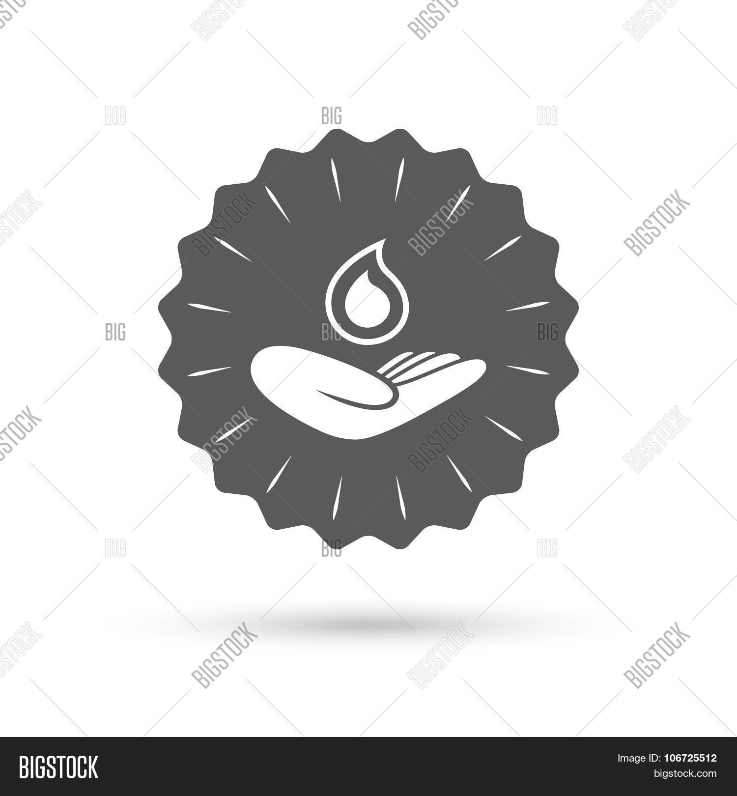Save Water Sign. Hand Vector & Photo (Free Trial) | Bigstock