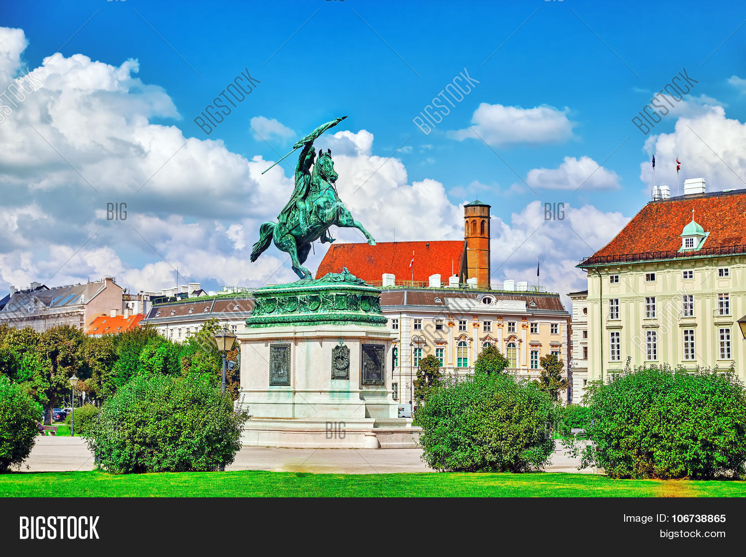Statue Archduke Karl- Image & Photo (Free Trial) | Bigstock