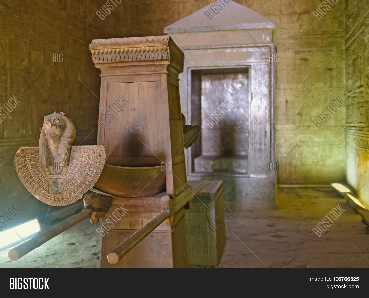 Sanctuary Edfu Temple Image & Photo (Free Trial) | Bigstock