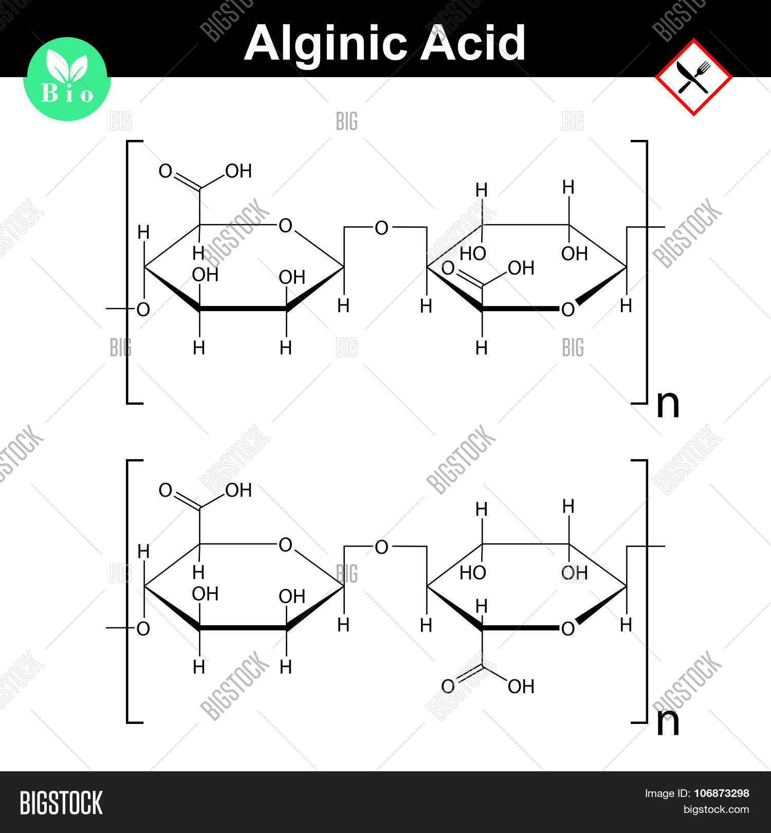 Alginic Acid Vector & Photo (Free Trial) | Bigstock