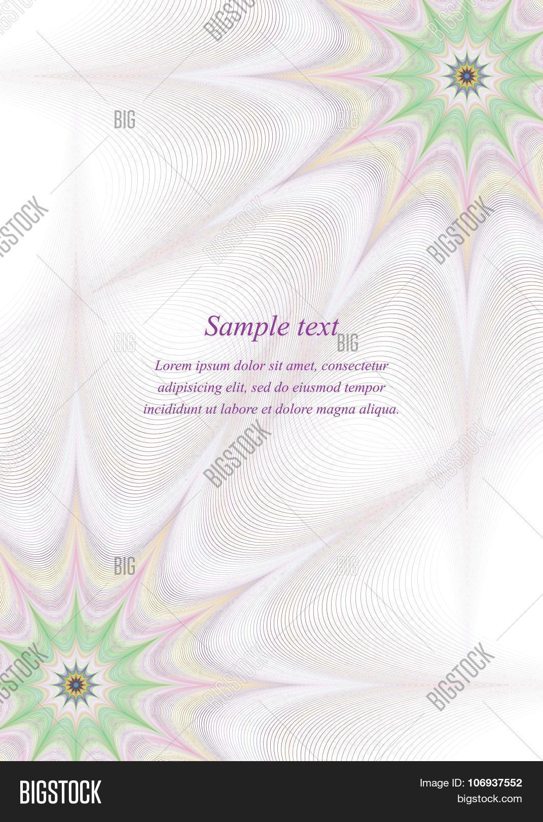 Page Border Design Vector & Photo (Free Trial) | Bigstock