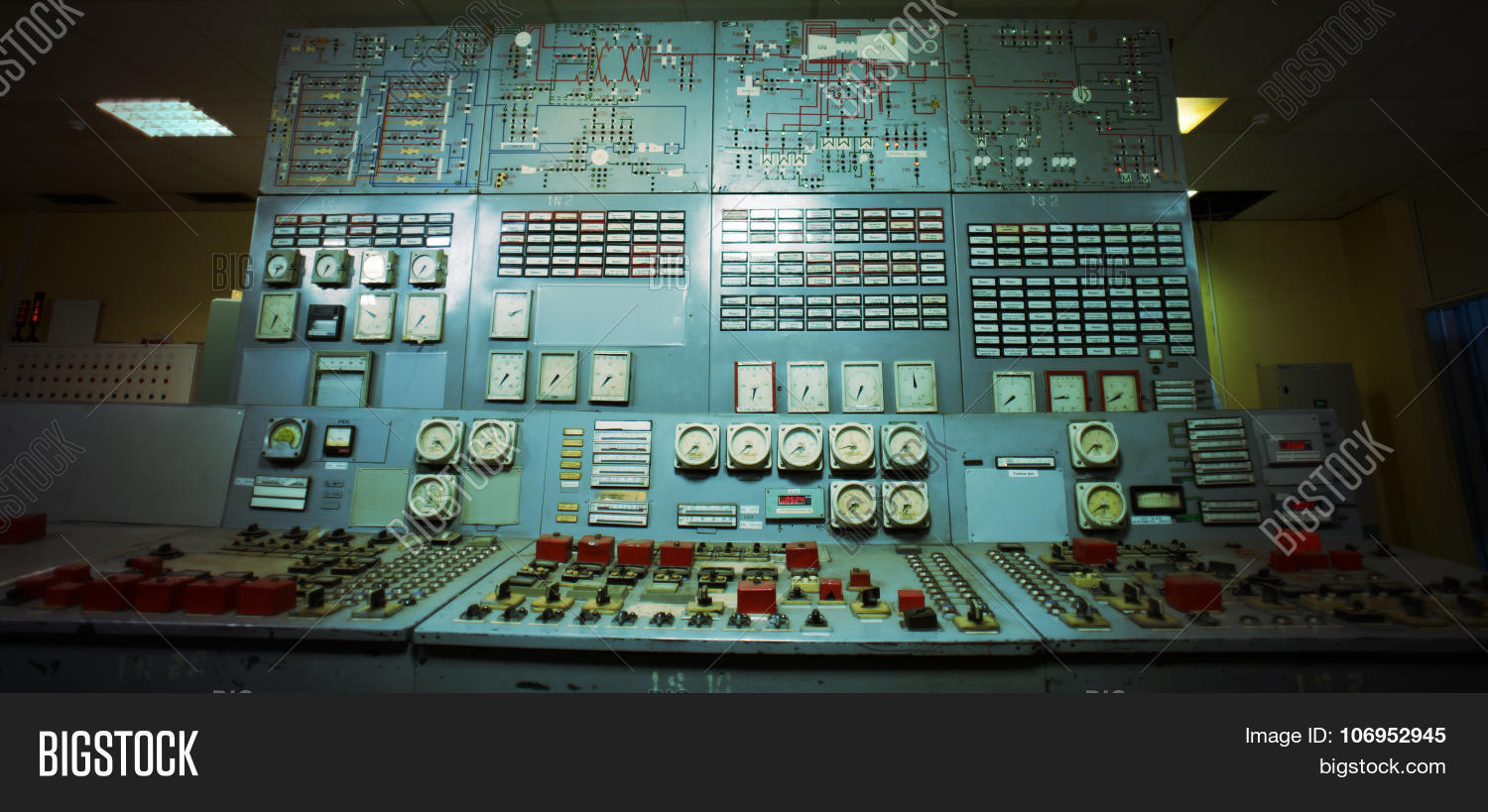 Control Room Old Power Image & Photo (Free Trial) | Bigstock