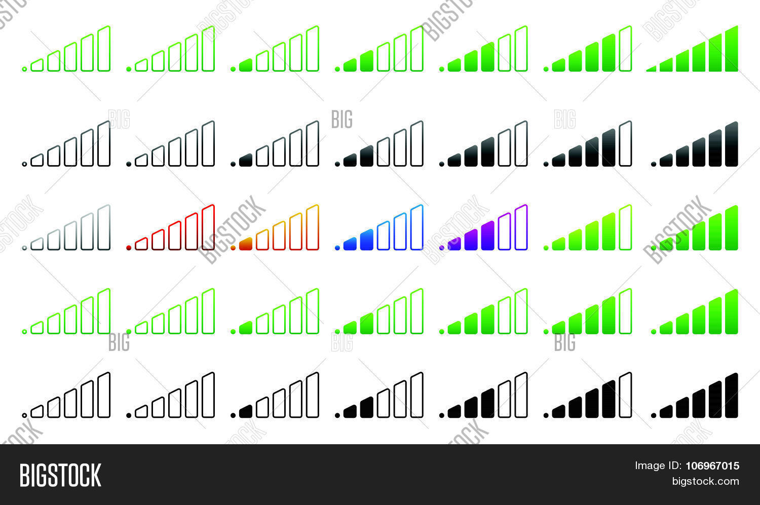 Signal Strength Vector & Photo (Free Trial) | Bigstock