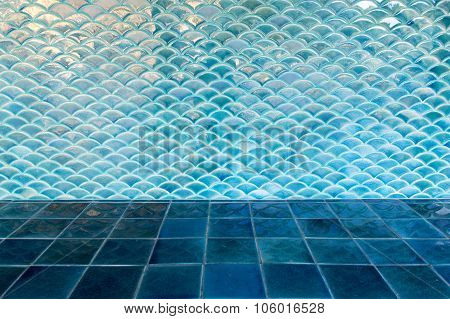Blue Circle Wave Tile Image & Photo (Free Trial) | Bigstock