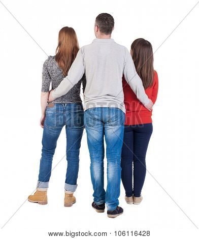 Back View Three Image & Photo (Free Trial) | Bigstock