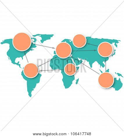 World Map Circle Vector & Photo (Free Trial) | Bigstock