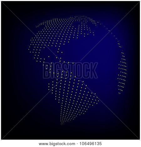 Globe Earth World Map Vector & Photo (Free Trial) | Bigstock