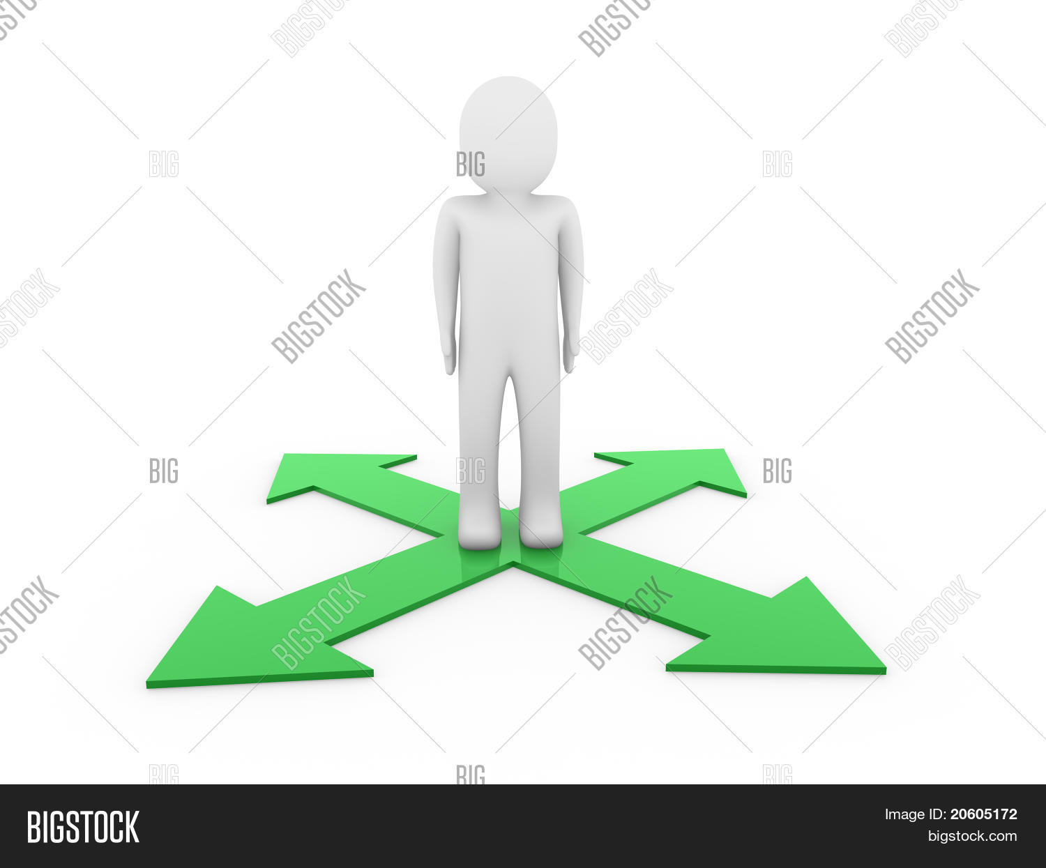3D Man Human Arrow Image & Photo (Free Trial) | Bigstock