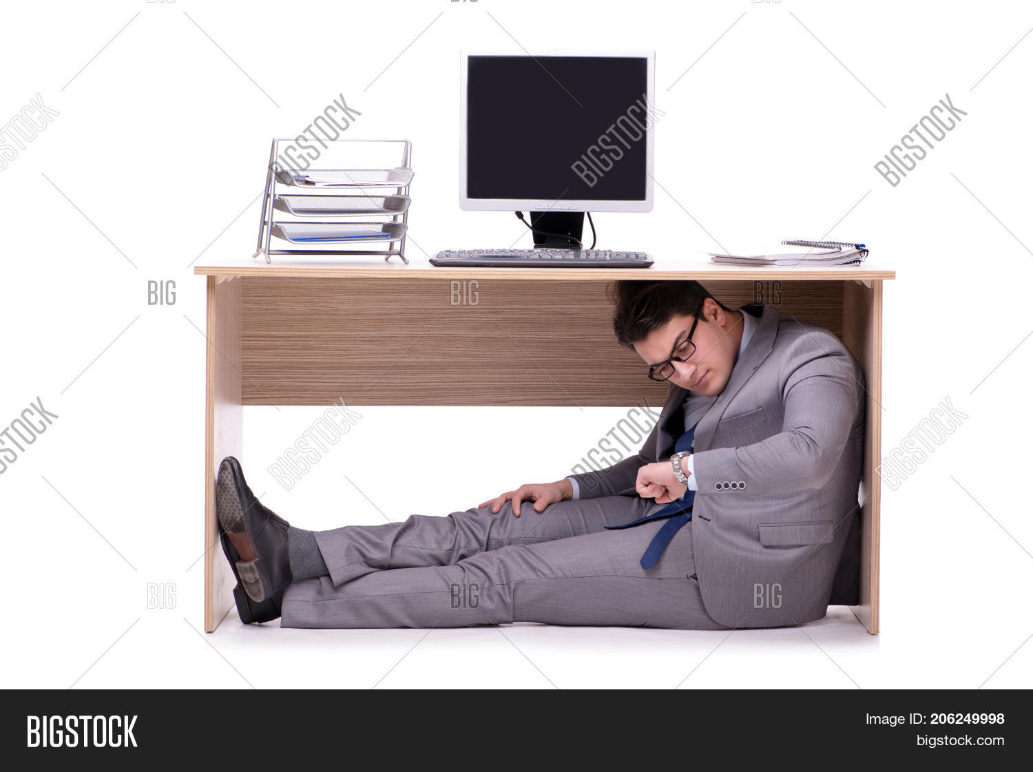 Businessman Hiding Image & Photo (Free Trial) | Bigstock