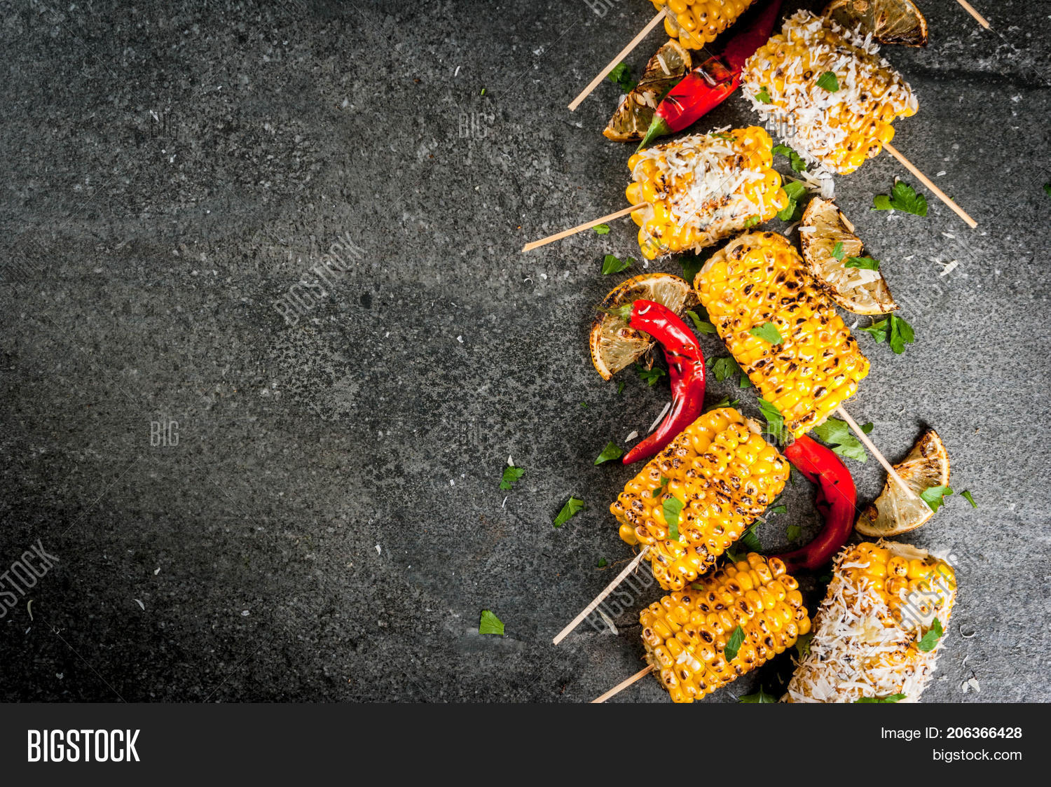 Grilled Bbq Corn Image & Photo (Free Trial) | Bigstock