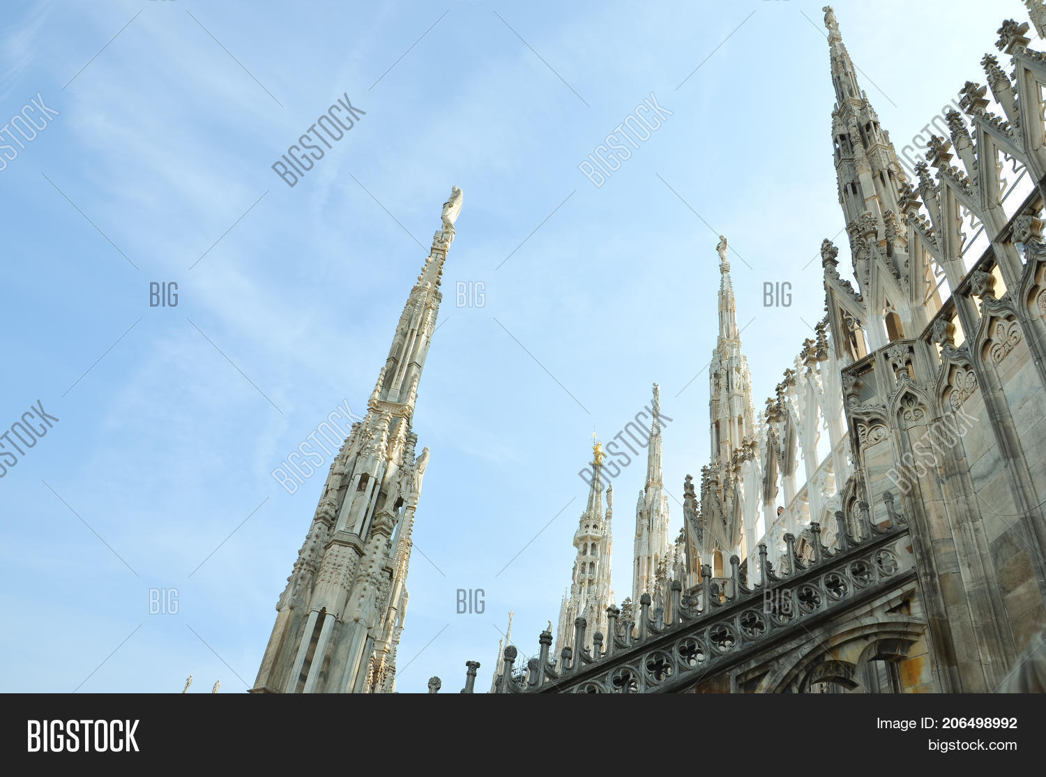Duomo Milan. Statues Image & Photo (Free Trial) | Bigstock
