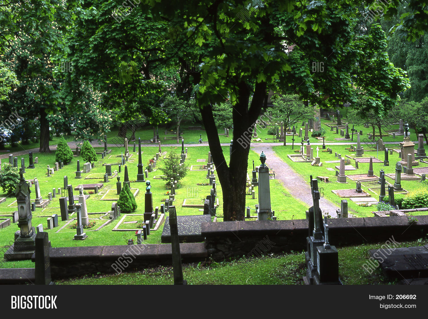 Vaar Frelsers Cemetery Image & Photo (Free Trial) | Bigstock