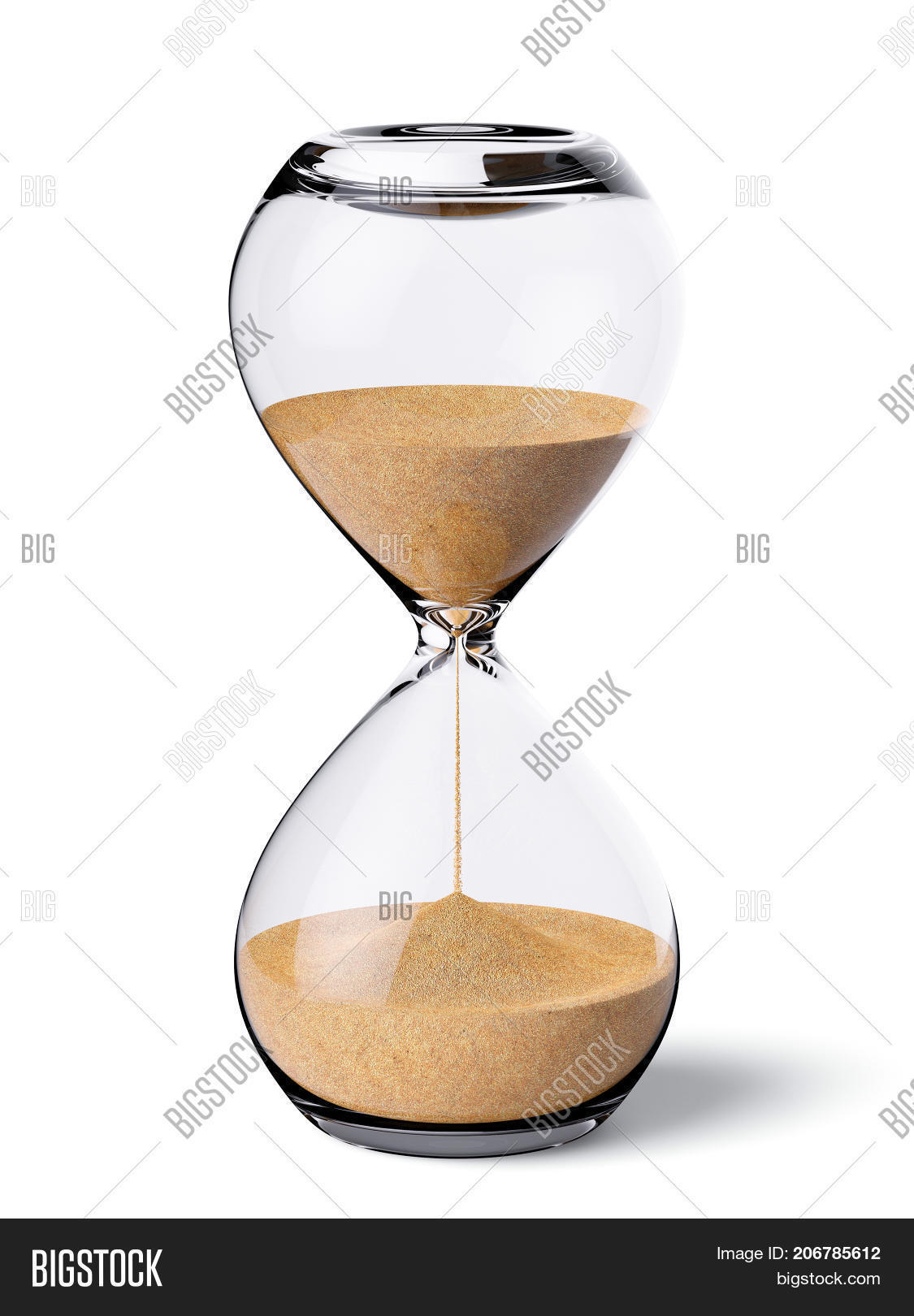 Hourglass Isolated Image & Photo (Free Trial) | Bigstock