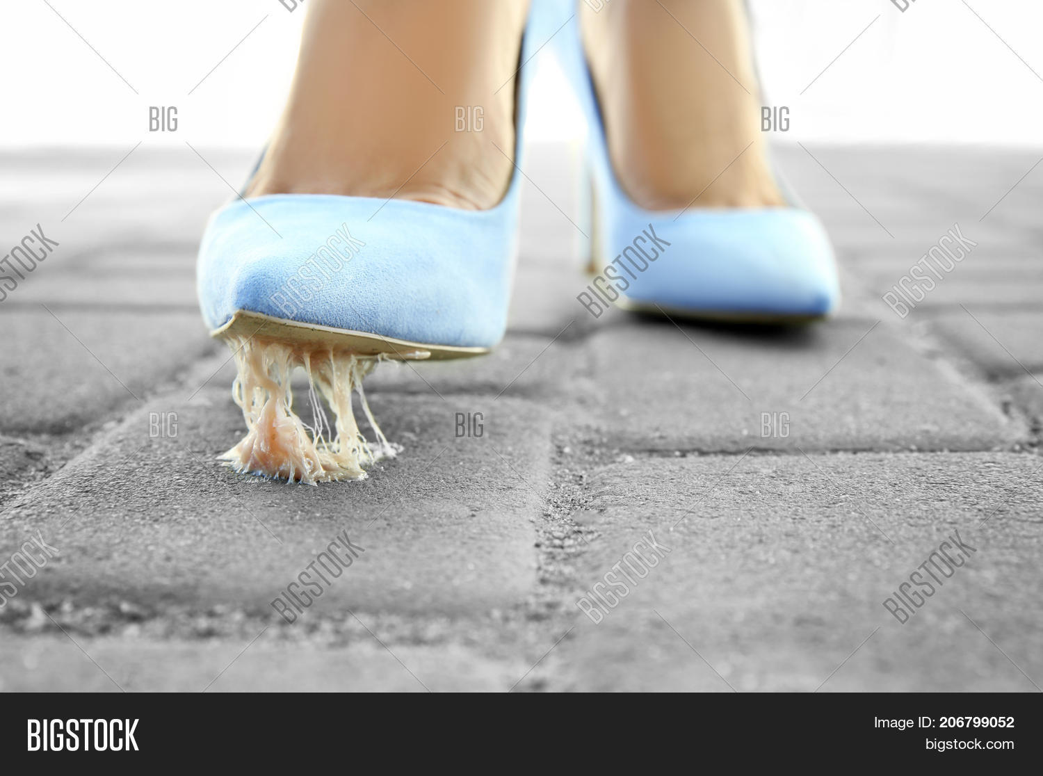 Female Foot Stuck Into Image & Photo (Free Trial) | Bigstock