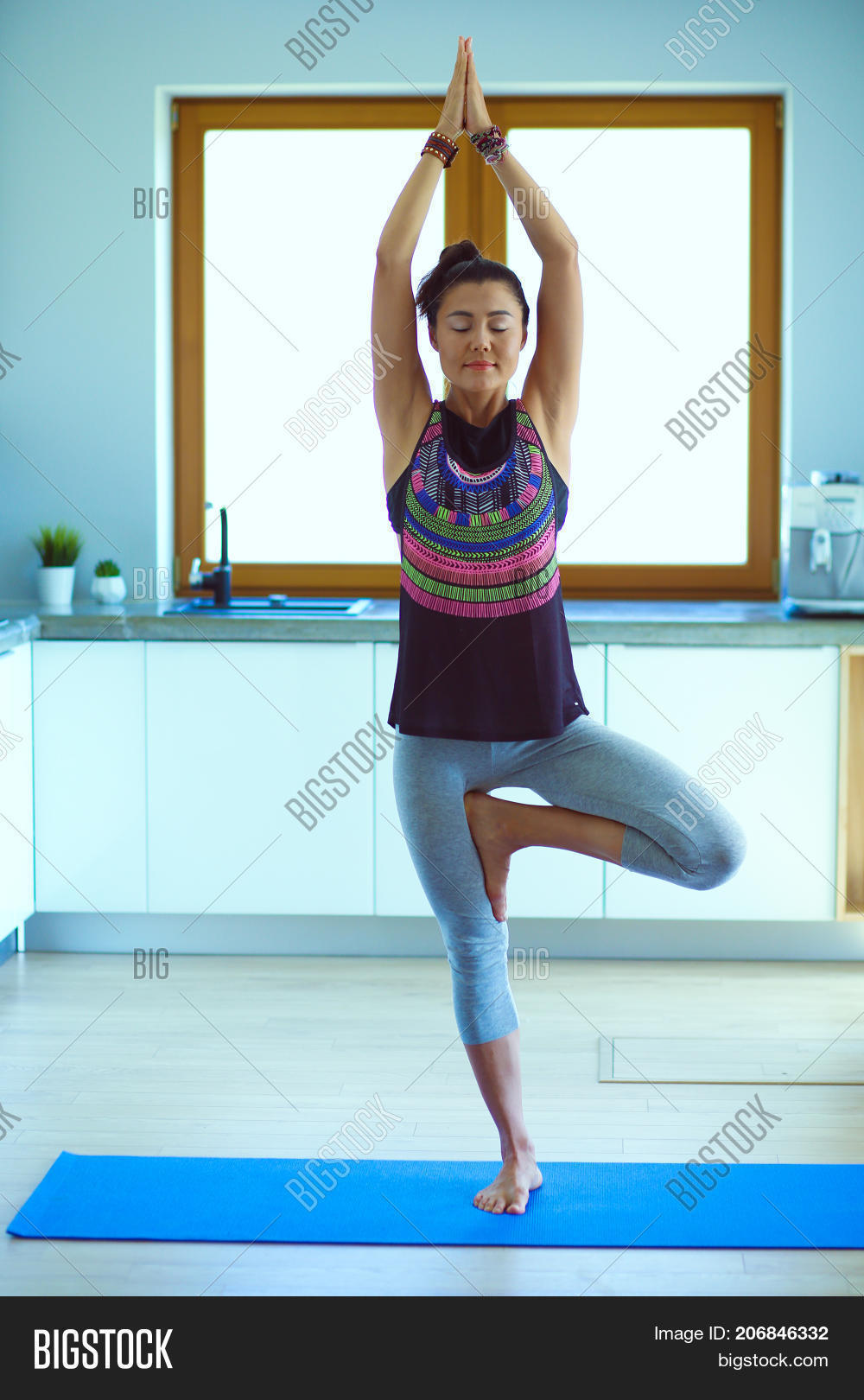 Portrait Smiling Yoga Image & Photo (Free Trial) | Bigstock
