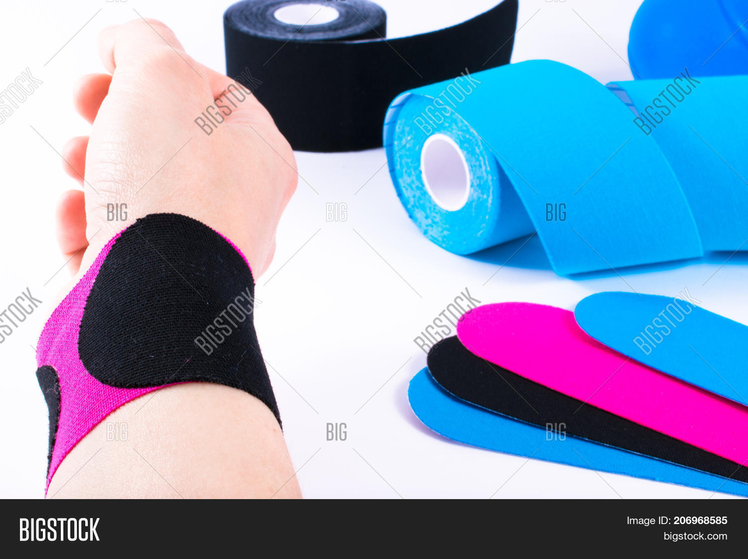 Hand Kinesiology Tape Image & Photo (Free Trial) | Bigstock