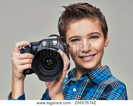 Boy Photo Camera Image & Photo (Free Trial) | Bigstock