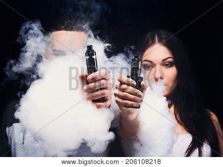 Couple Vaping. Image & Photo (Free Trial) | Bigstock