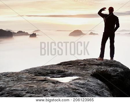 Man Stands Alone On Image & Photo (Free Trial) | Bigstock