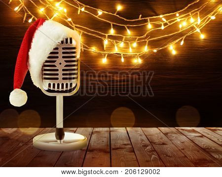 Microphone Santa Hat Image & Photo (Free Trial) | Bigstock