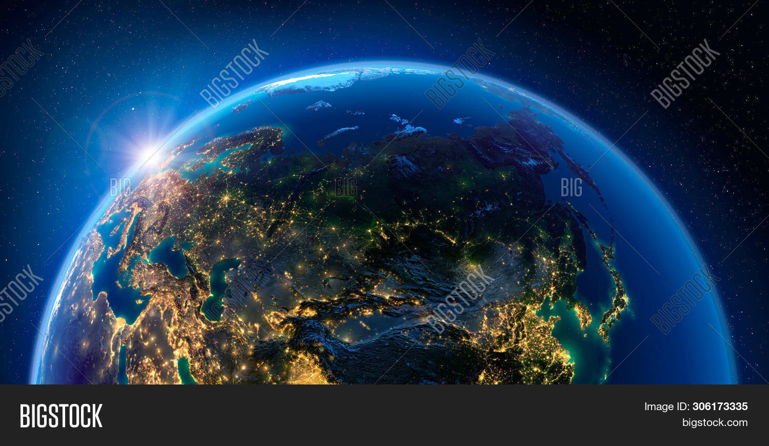 Planet Earth Night Image & Photo (Free Trial) | Bigstock
