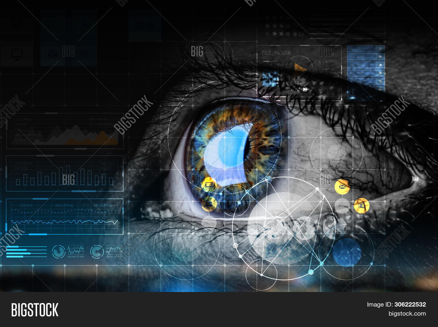 Abstract High Tech Eye Image & Photo (Free Trial) | Bigstock