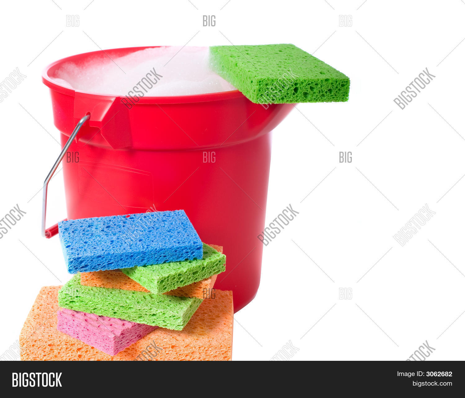 Bucket Sponges Image & Photo (Free Trial) | Bigstock