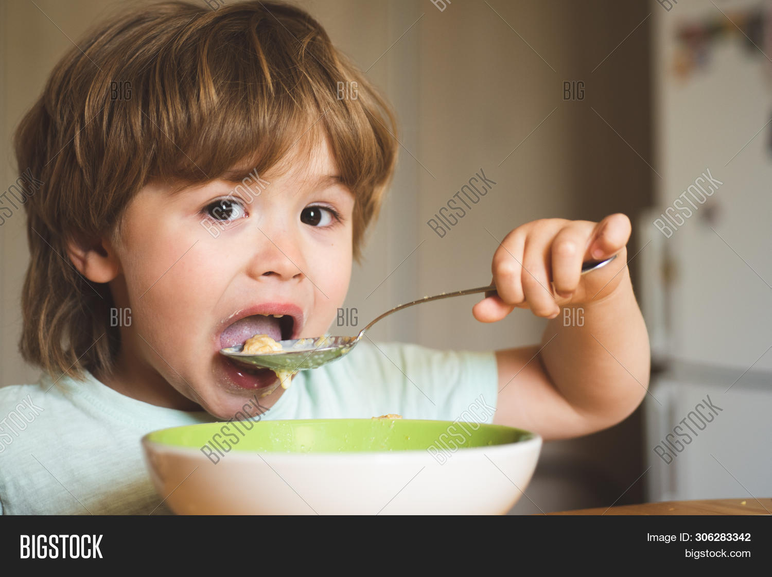 Hungry Little Boy Image & Photo (Free Trial) | Bigstock