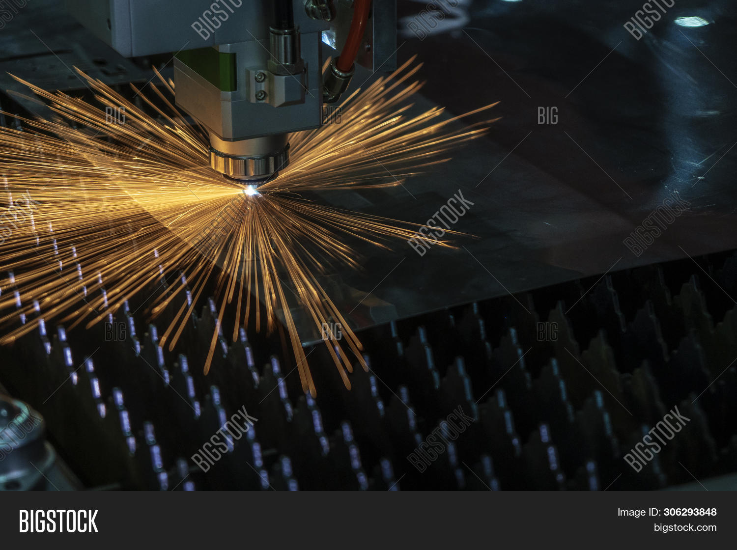 Fiber Laser Cutting Image & Photo (Free Trial) | Bigstock