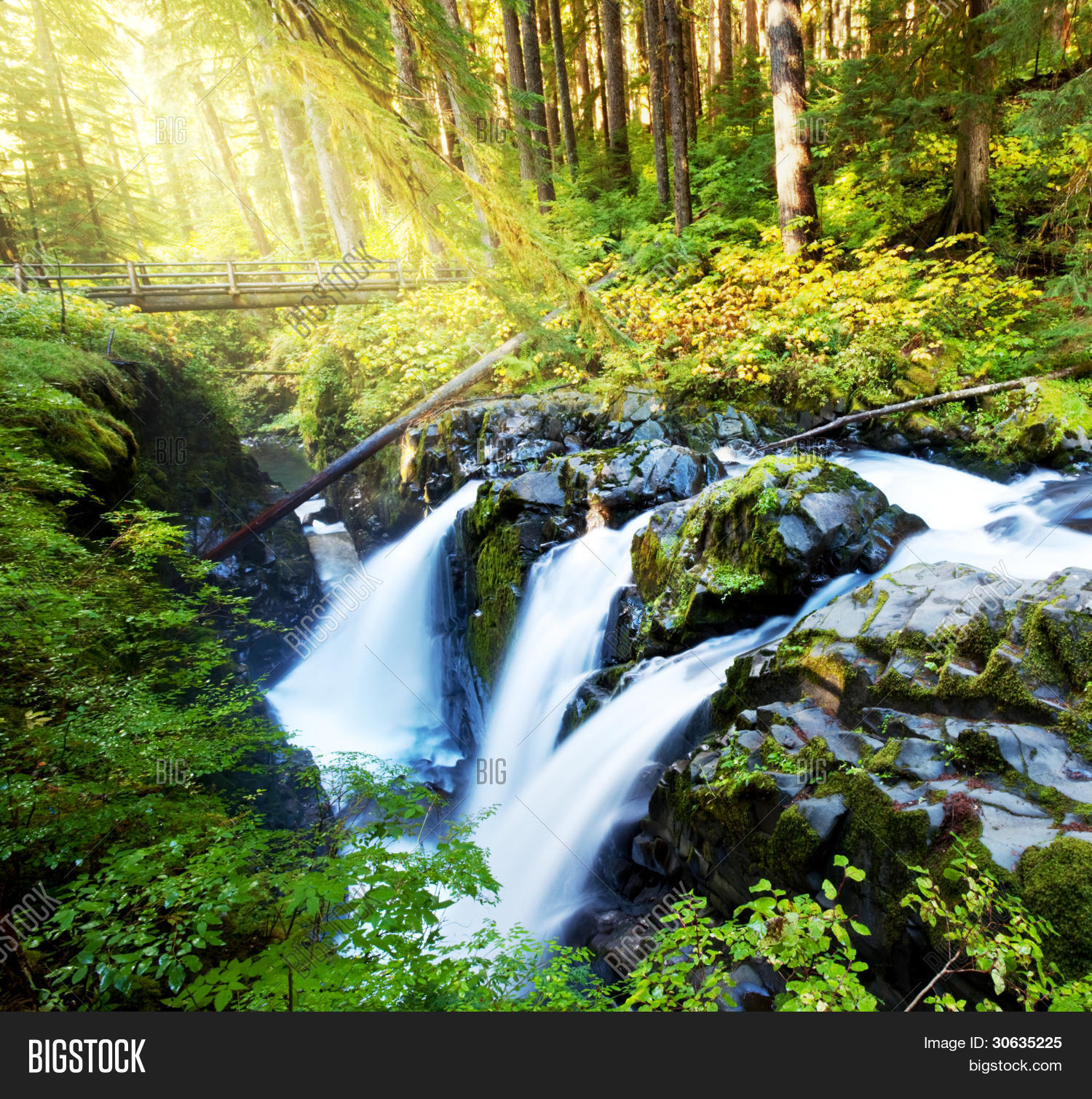 Sol Duc Waterfall Image & Photo (Free Trial) | Bigstock