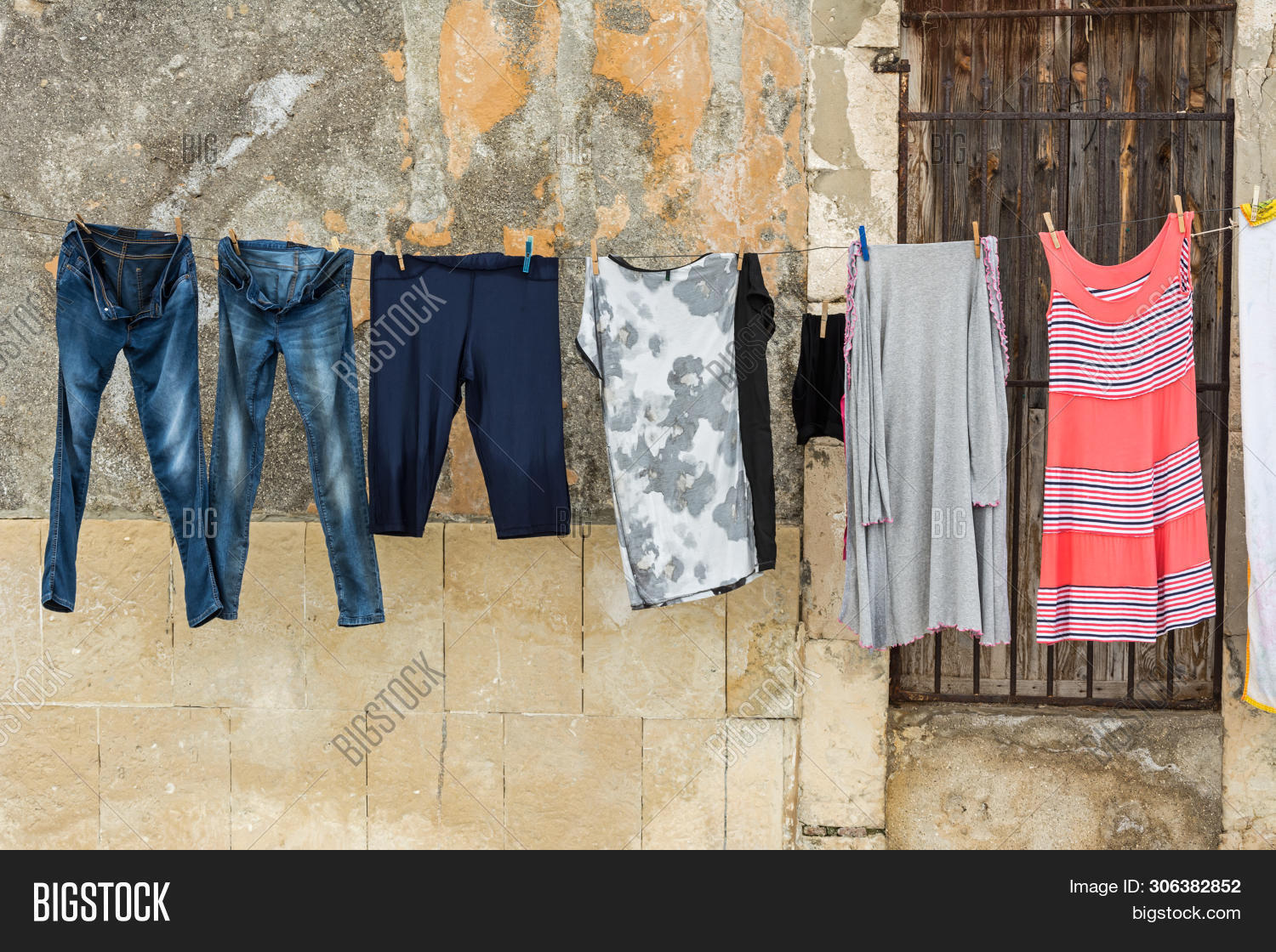 Clothesline Fresh Image & Photo (Free Trial) | Bigstock