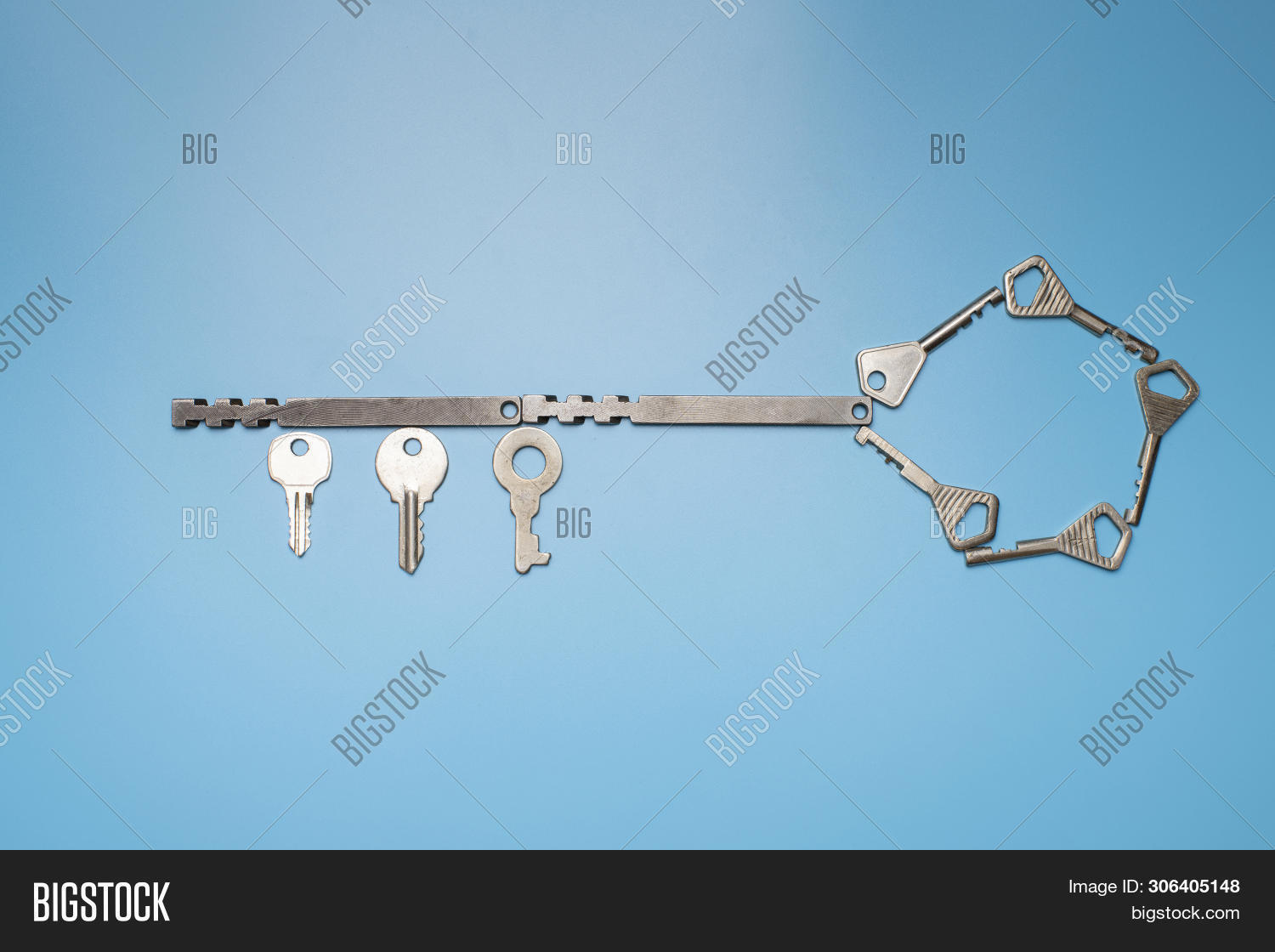 Bunch Keys Shape Big Image & Photo (Free Trial) | Bigstock