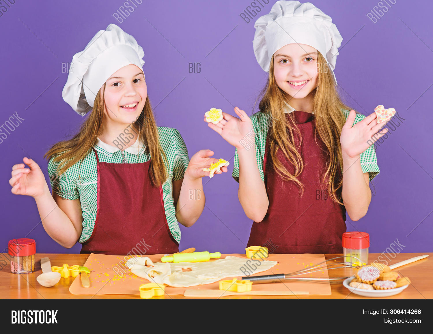 Kids Baking Cookies Image & Photo (Free Trial) | Bigstock