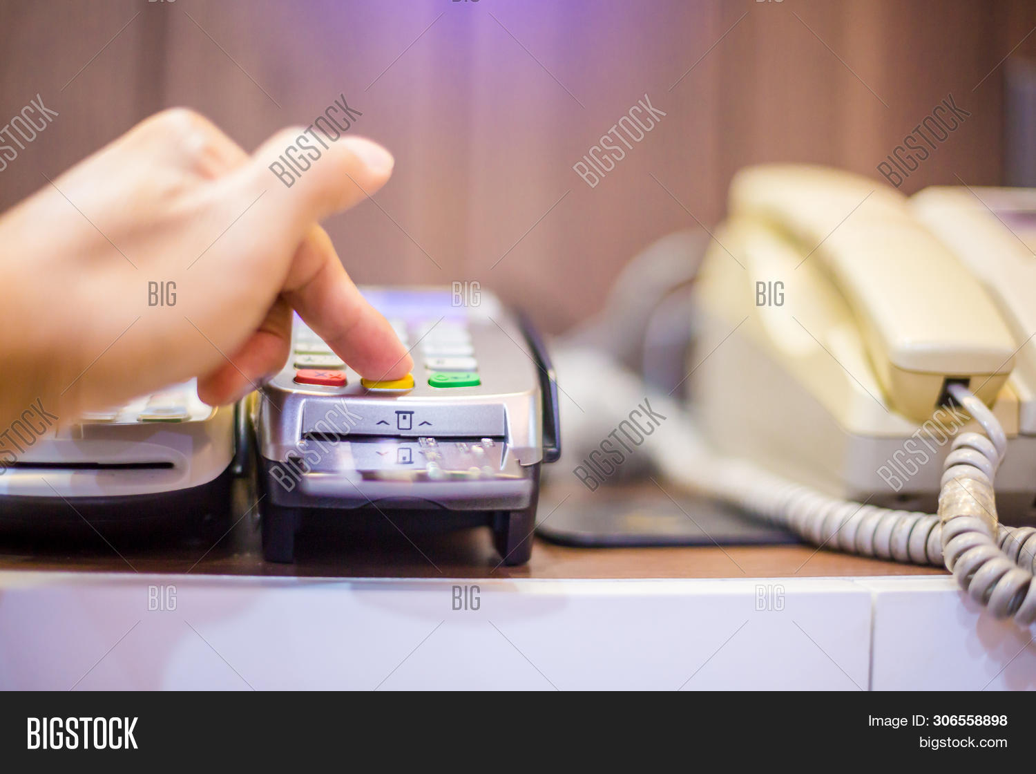 Hand Put Credit Card Image & Photo (Free Trial) | Bigstock