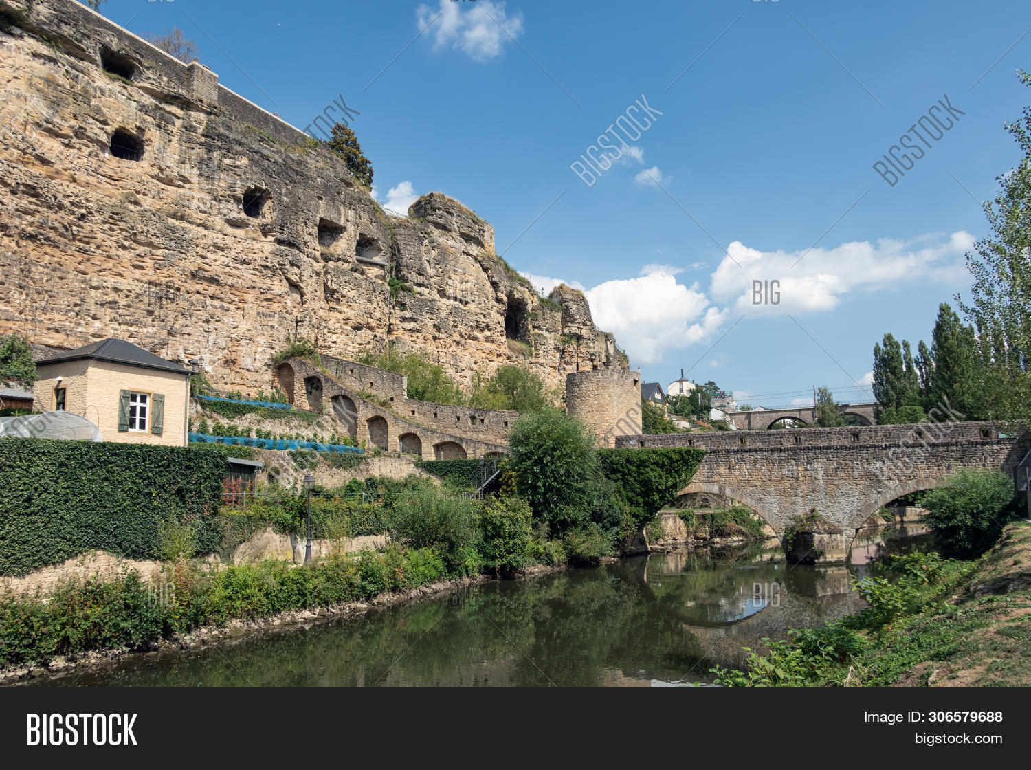 Bridge Over Alzette Image & Photo (Free Trial) | Bigstock