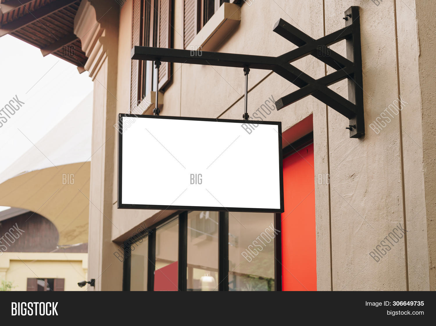Empty Signage Blank Image & Photo (Free Trial) | Bigstock