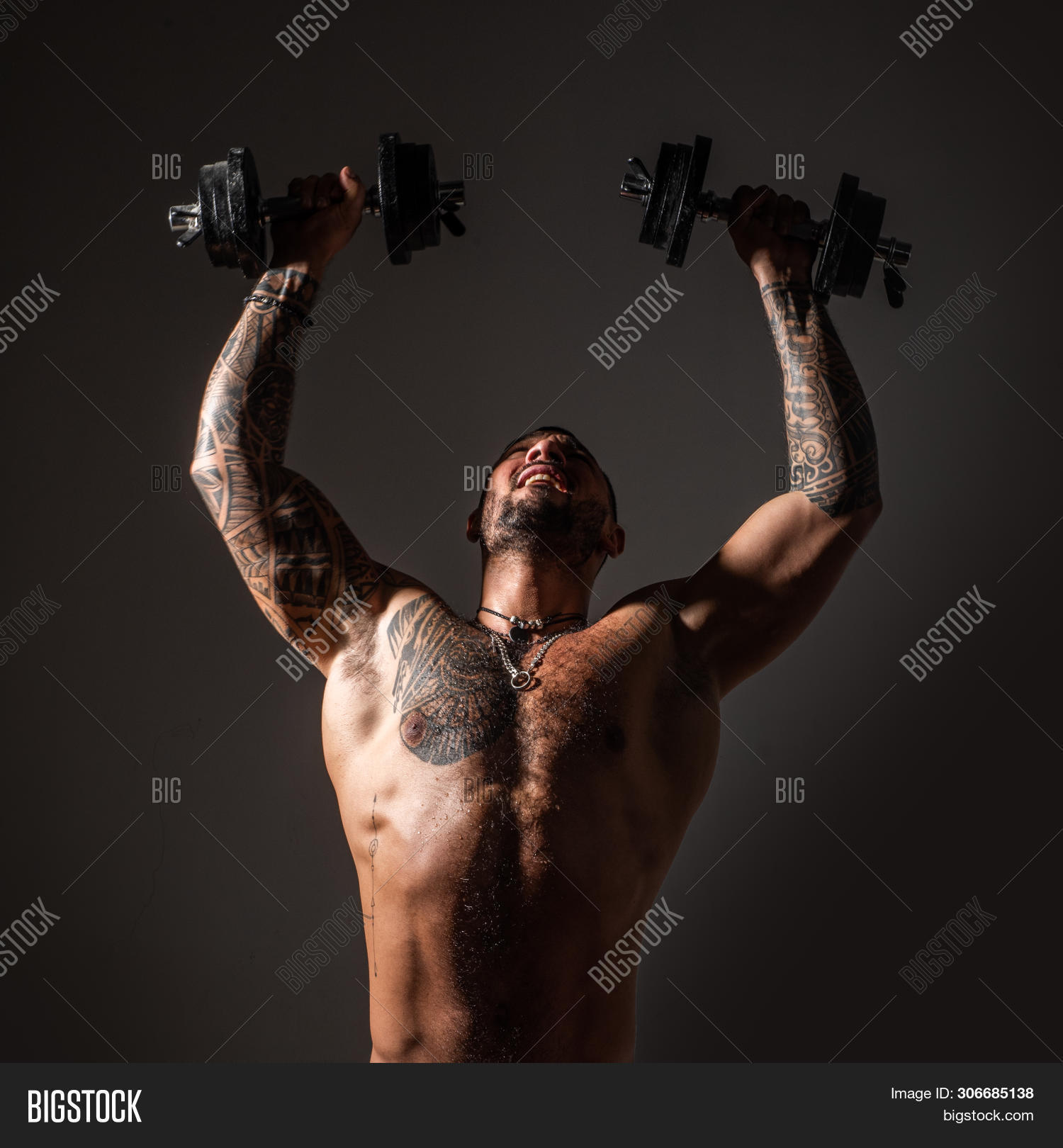 Strong Man Raising Image & Photo (Free Trial) | Bigstock