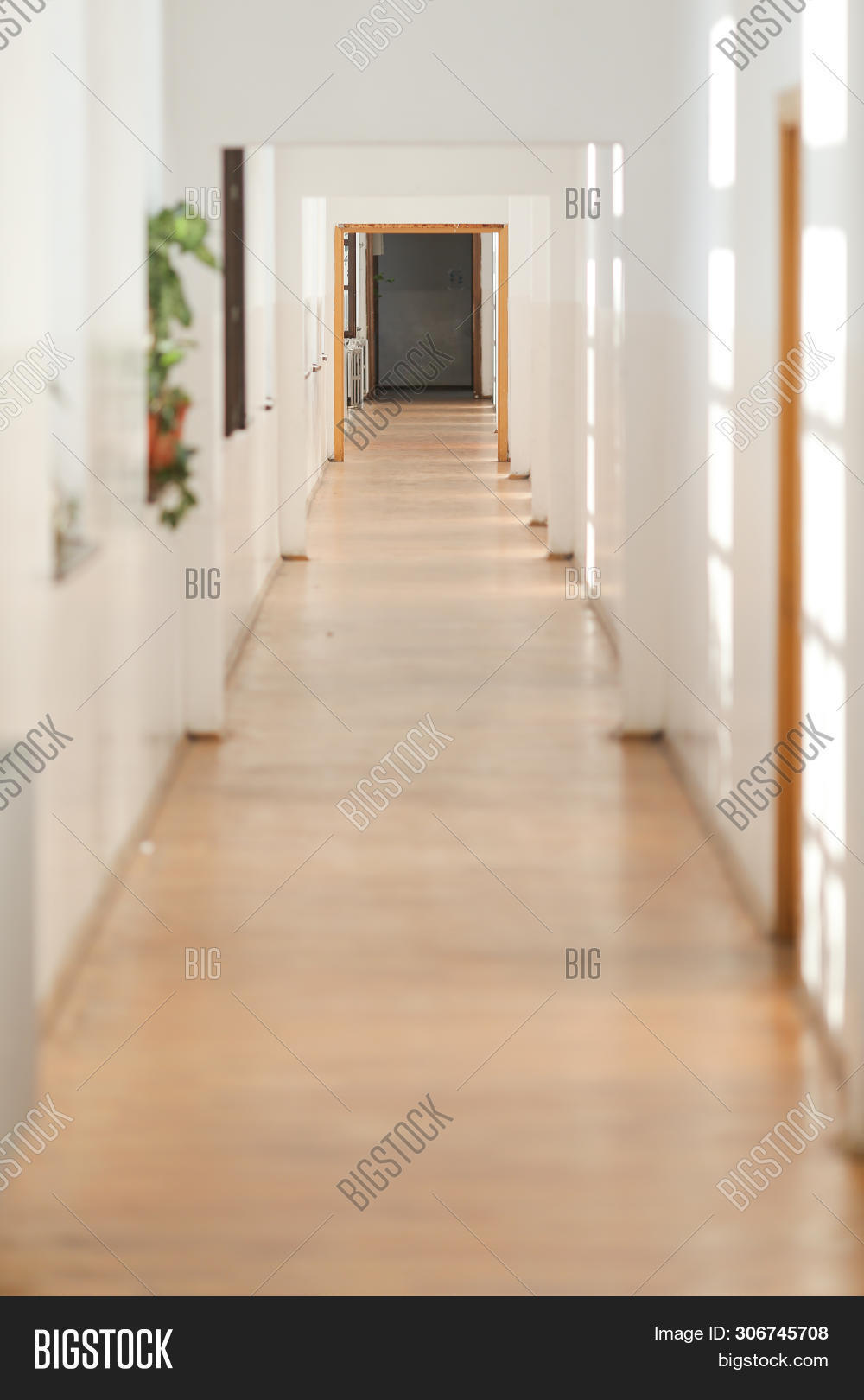 Long Empty Hallway Image & Photo (Free Trial) | Bigstock