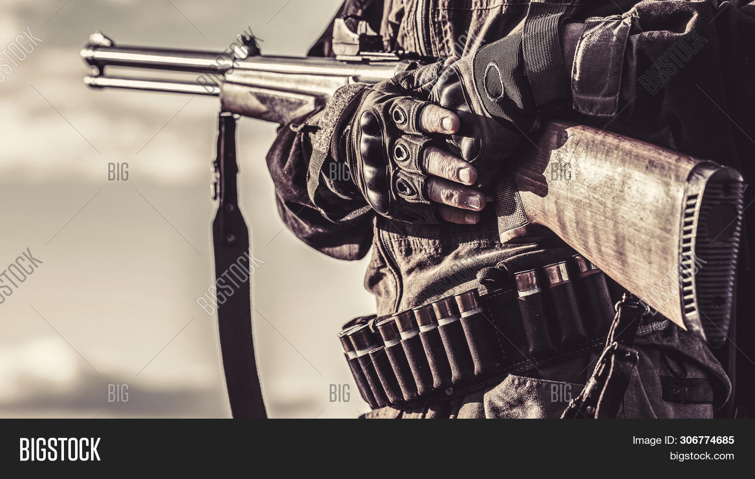 Male Gun. Hunter Image & Photo (Free Trial) | Bigstock