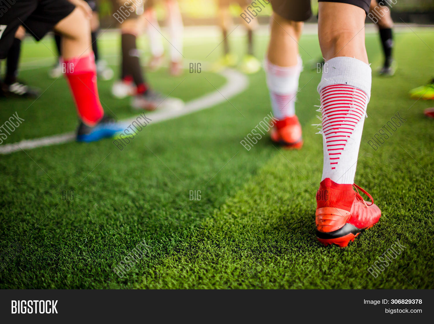 Soccer Player Jogging Image & Photo (Free Trial) | Bigstock