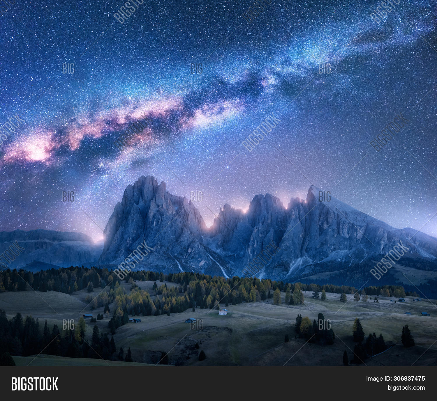 Colorful Milky Way Image & Photo (Free Trial) | Bigstock