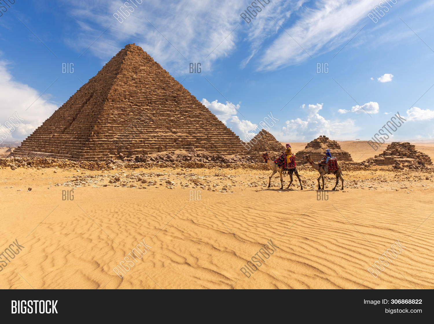 Pyramid Menkaure Three Image & Photo (Free Trial) | Bigstock