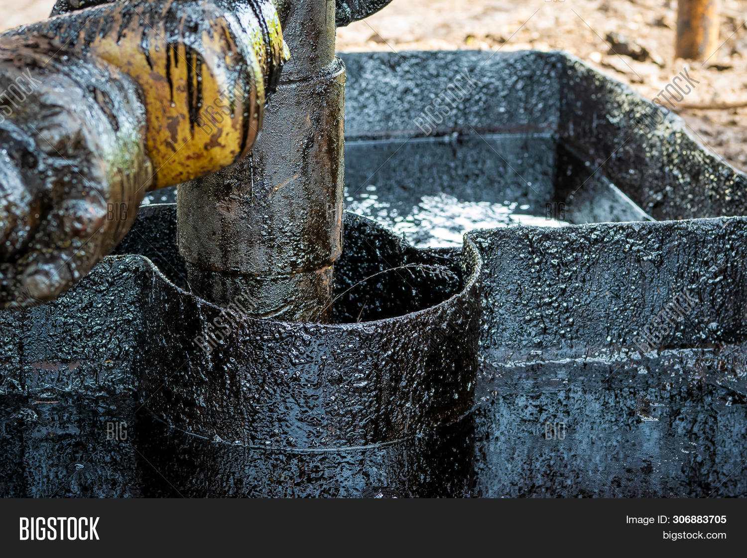 Crude Oil Surface Image & Photo (Free Trial) | Bigstock