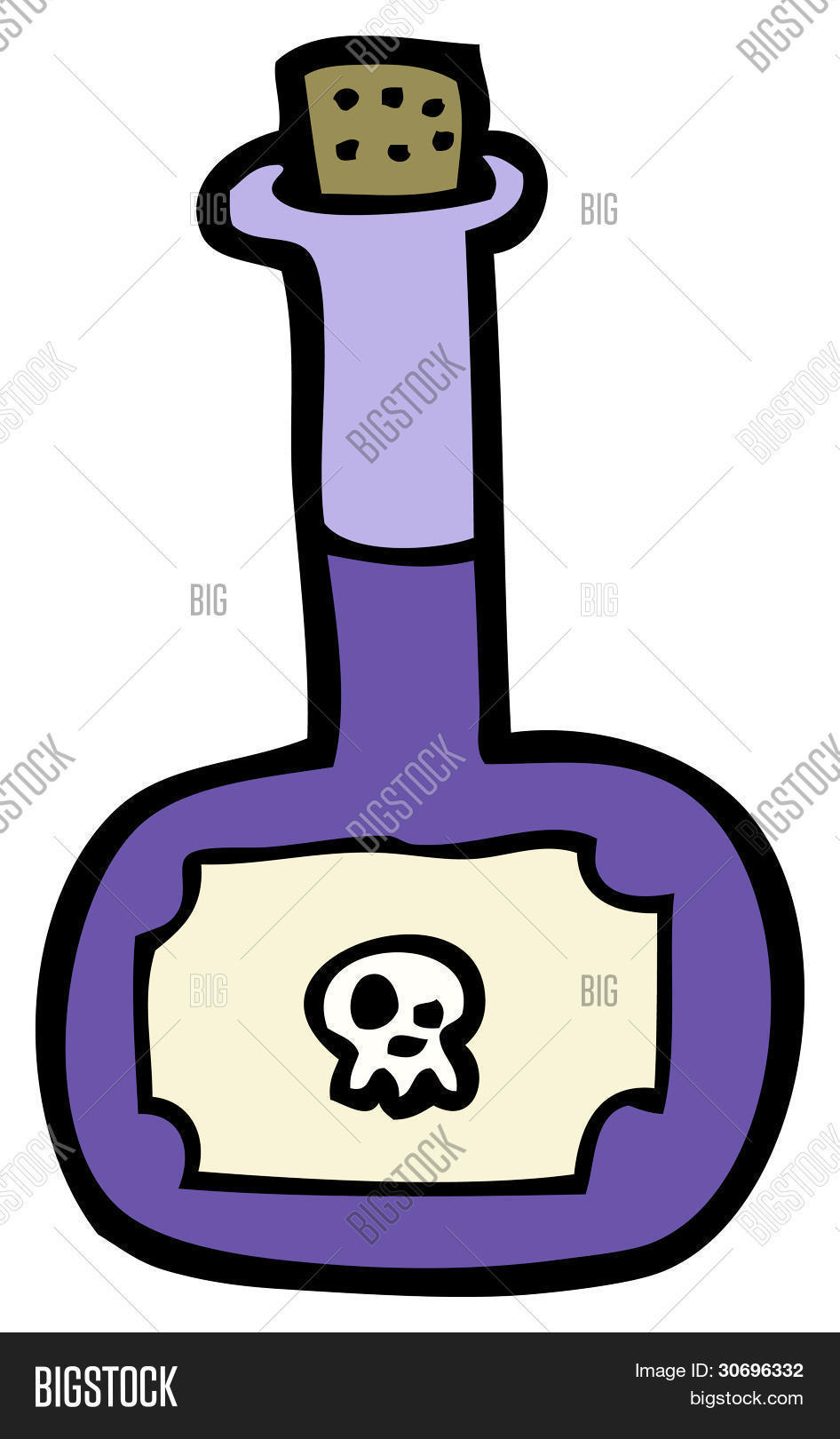 Cartoon Poison Bottle Image & Photo (Free Trial) | Bigstock