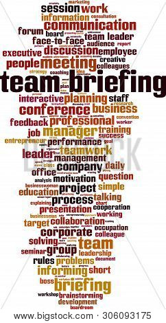 Team Briefing Word Vector & Photo (Free Trial) | Bigstock