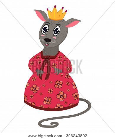 Cute Mouse Queen. Vector & Photo (Free Trial) | Bigstock