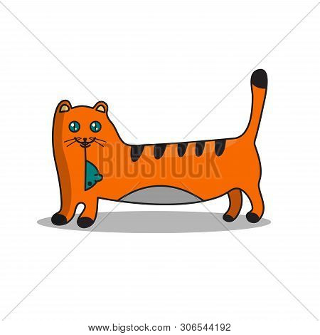 Red Cartoon Cat Mouse Vector & Photo (Free Trial) | Bigstock