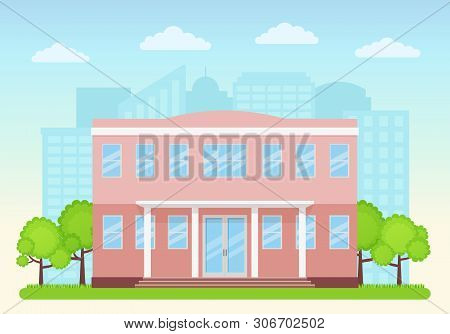 College Building Vector & Photo (Free Trial) | Bigstock