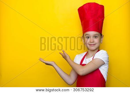 Smiling Girl Red Chefs Image & Photo (Free Trial) | Bigstock